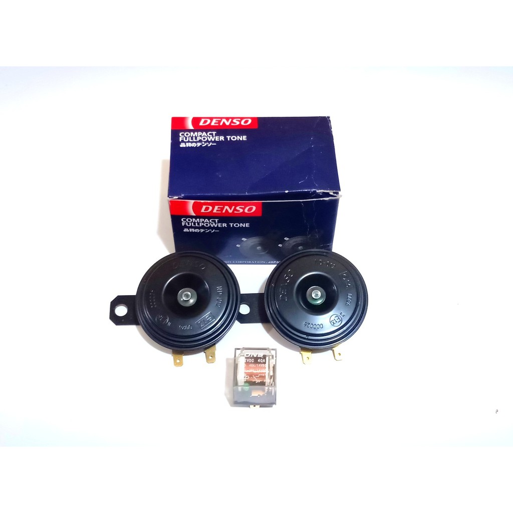 Jual KLAKSON DENSO 2pc SET SOKET RELAY UNTUK SEMUA JENIS MOTOR 12V ...
