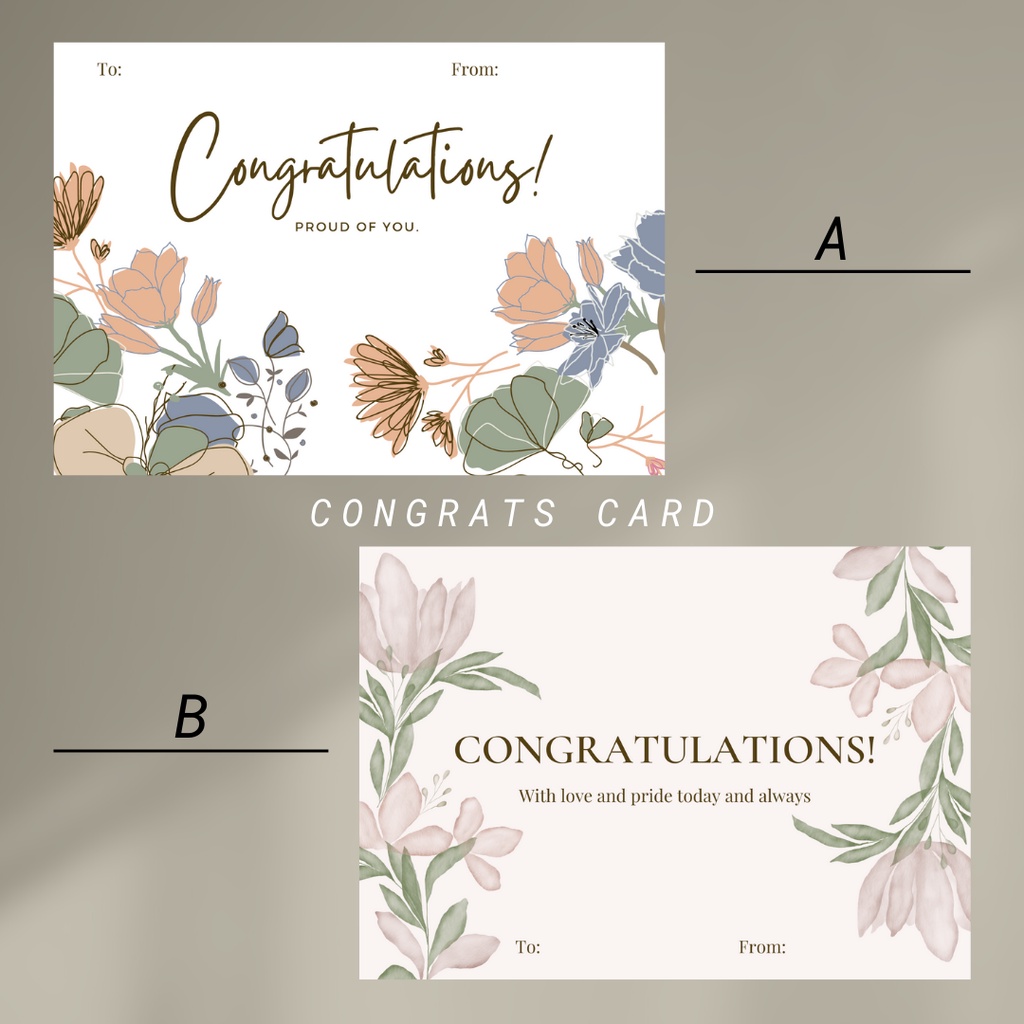 Jual Kartu Ucapan / Gift Card / Greetings Card ukuran A6 | Shopee Indonesia