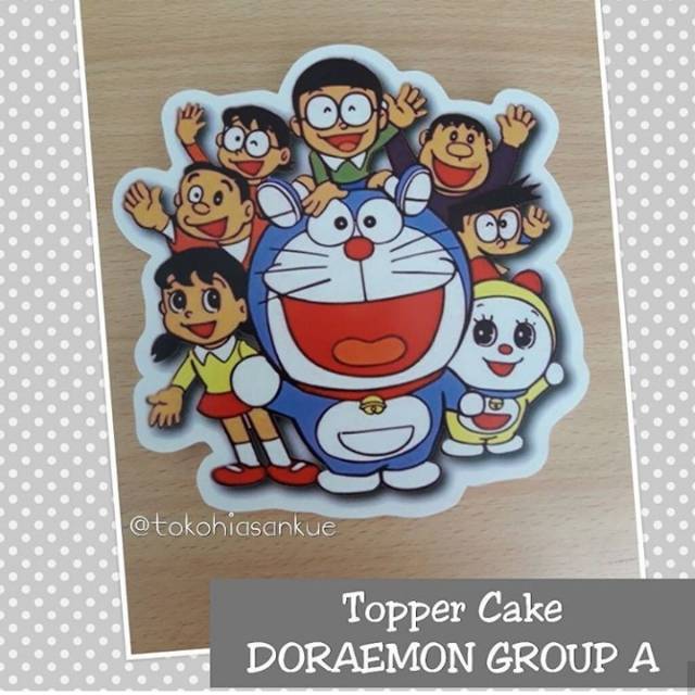 Jual GAB42 - Hiasan kue Cake Topper Doraemon Group A | Shopee Indonesia