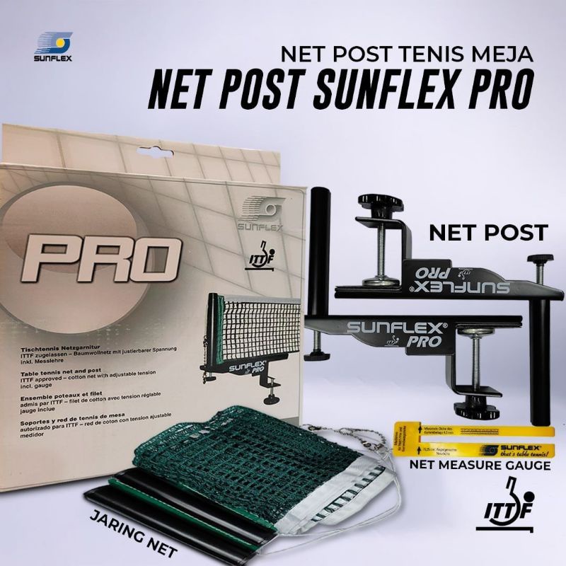 Jual TIANG NET POST TENIS MEJA SUNFLEX PRO ORIGINAL | Shopee Indonesia