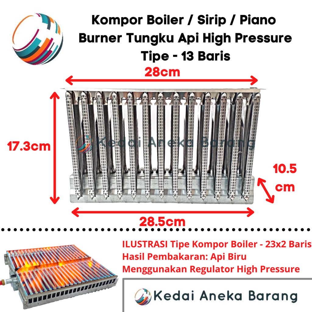 Jual Burner Kompor Stove Tungku Api Pemanas Gas LPG Boiler Oven Dryer ...