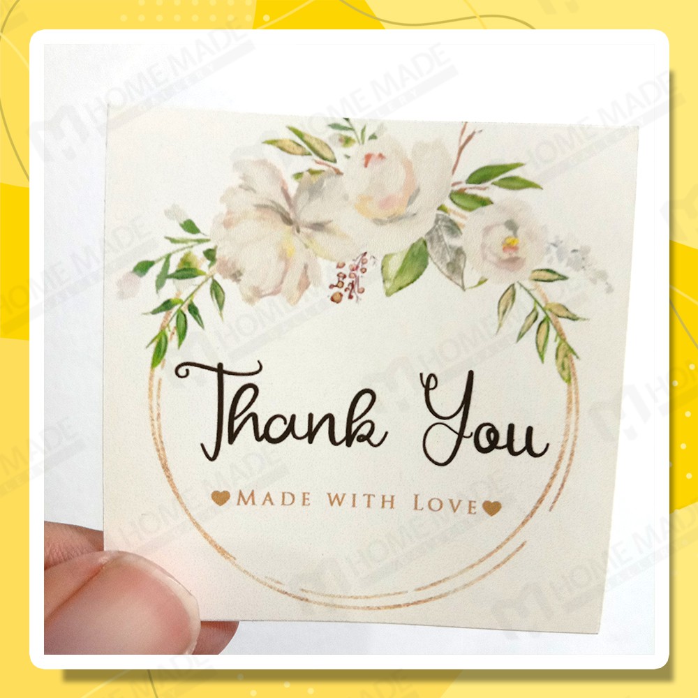 Jual STICKER THANK YOU FOR ORDER STIKER LABEL PENGIRIMAN TERIMA KASIH ...