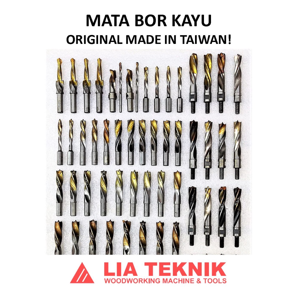 Jual M10x10 (RH) Drill Threaded Shank | Mata Bor Kayu Drat | Taiwan ...
