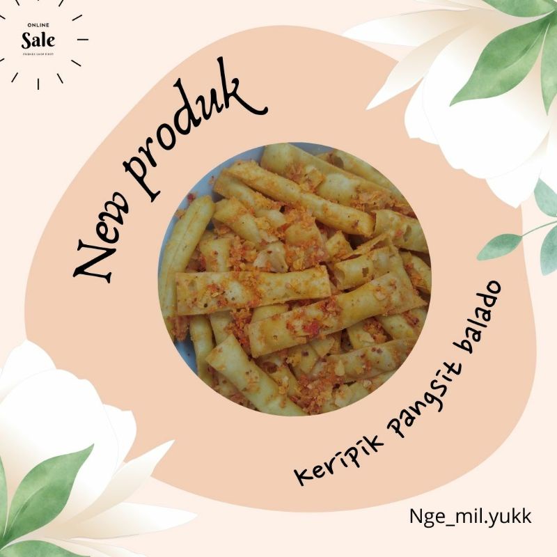 Jual KERIPIK PANGSIT BALADO 250GR | Shopee Indonesia