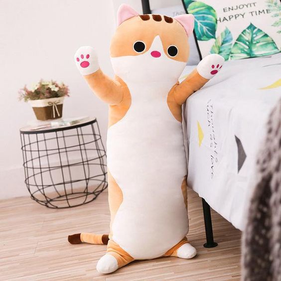 Jual Boneka Guling Kucing Berdiri Tinggi 60cm Kado Special Hadiah Buat ...
