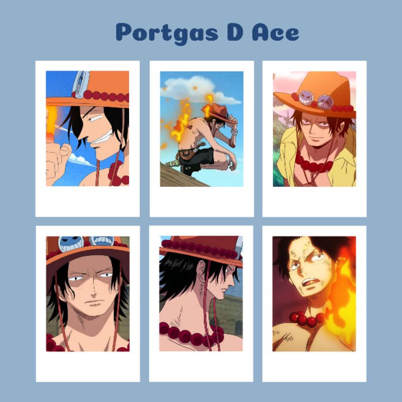 Jual Polaroid Anime One Piece Luffy Zoro Sanji Nami Nico Robin ace ...