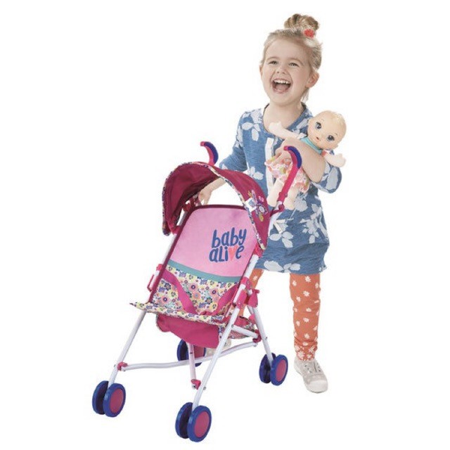 Jual Baby Alive Doll Stroller Original with Retractable Canopy | Shopee ...