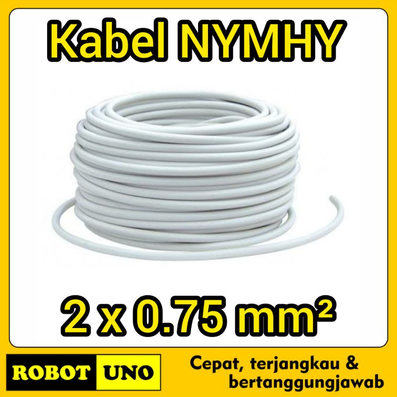 Jual Kabel NYMHY 2x0,75 mm Kabel Listrik 2x0.75mm Per Meter | Shopee Indonesia