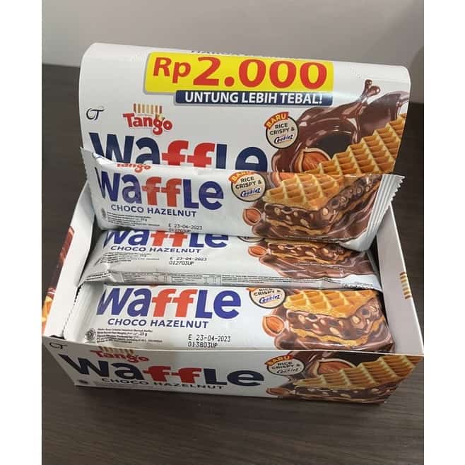 Jual Snack Wafer tango waffle choco hazelnut (12pcs ) cemilan enak dan ...