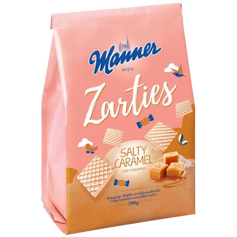 Jual Manner Salted Caramel wafer / Snack import German / Wafer Import ...