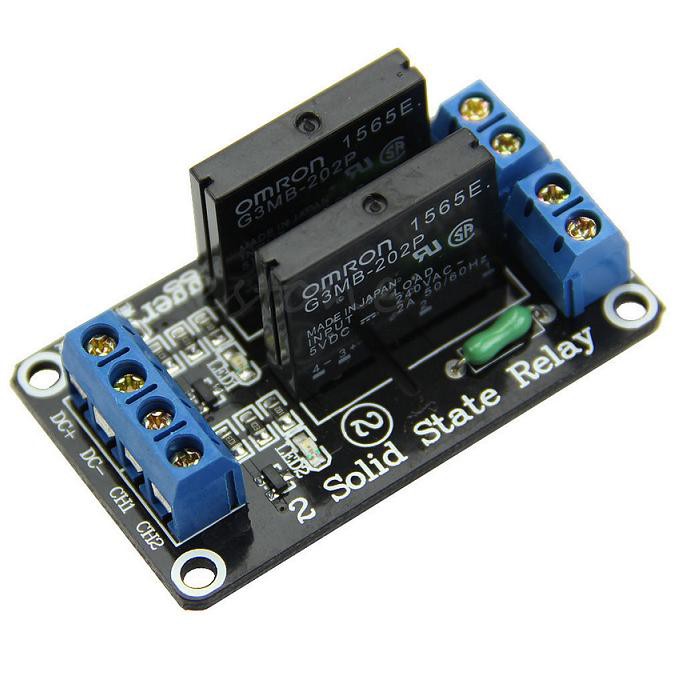 Jual SSR 2CH LLT 5V 2 Channel Solid-State Relay Module Low Level ...