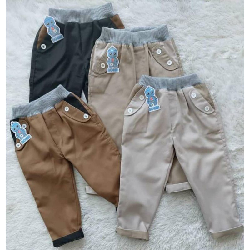 Jual Chino Anak Celana Chino Saku Kancing 468/2-5 tahun Rib Noemi - Viyona | Shopee Indonesia