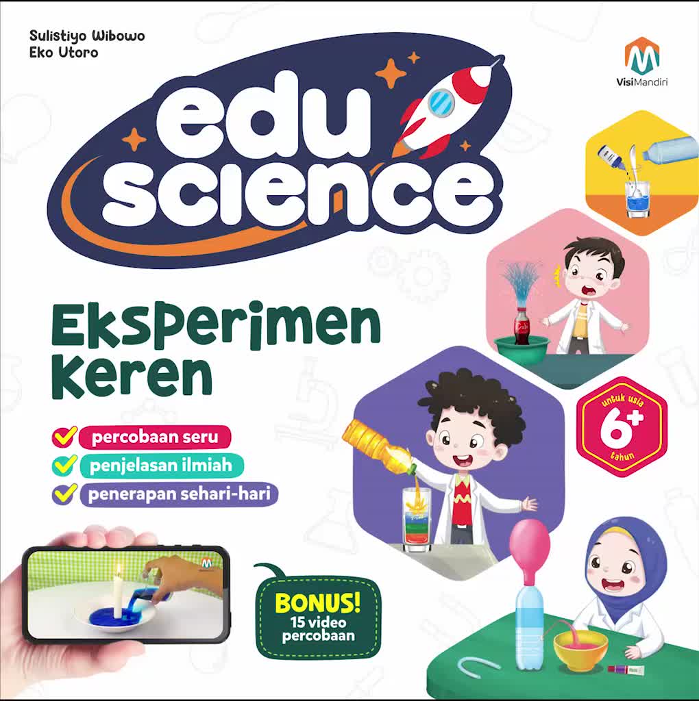 Jual Buku Edu Science Eksperimen Pengetahuan Sains anak TK SD Gunung ...