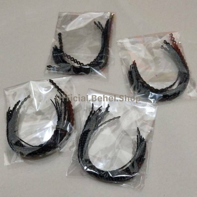 Jual POWER CHAIN HITAM BLACK / KARET BEHEL GIGI ISI 5 PCS | Shopee ...