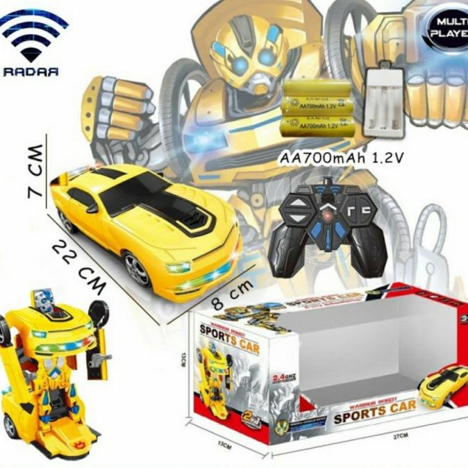Jual Mobil Remote Transformers Rc Transformers Bumble Bee Mobil Jadi ...