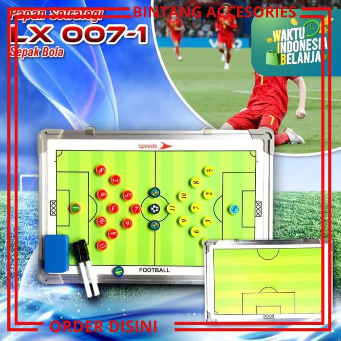 Jual W644 PAPAN PENGATUR STRATEGI FUTSAL SEPAKBOLA PAPAN PELATIH FUTSAL ...