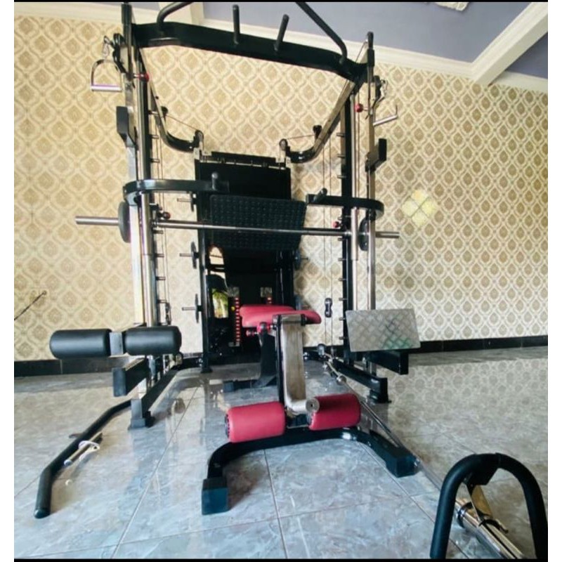 Jual Alat Fitness Smith Machine Fungsition trainer like Sport | Shopee ...