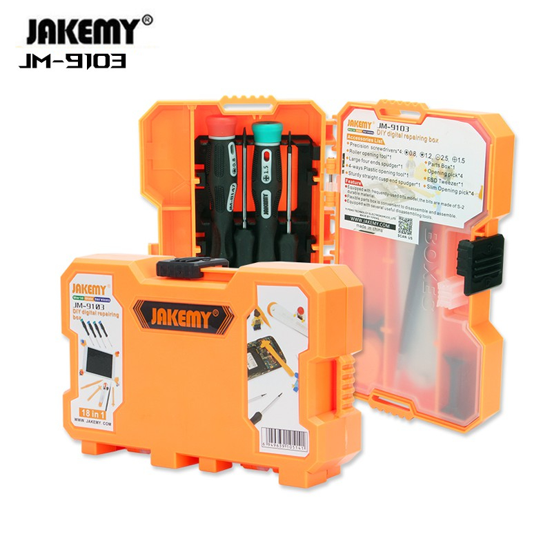 Jual Jakemy Obeng Set JM-9103 Smartphone Screw Driver Repair Tools Set ...