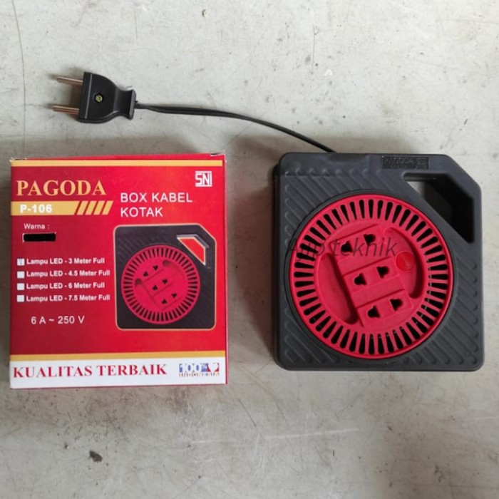 Jual Kabel roll box kabel PAGODA colokan 3 lub3 meter | Shopee Indonesia