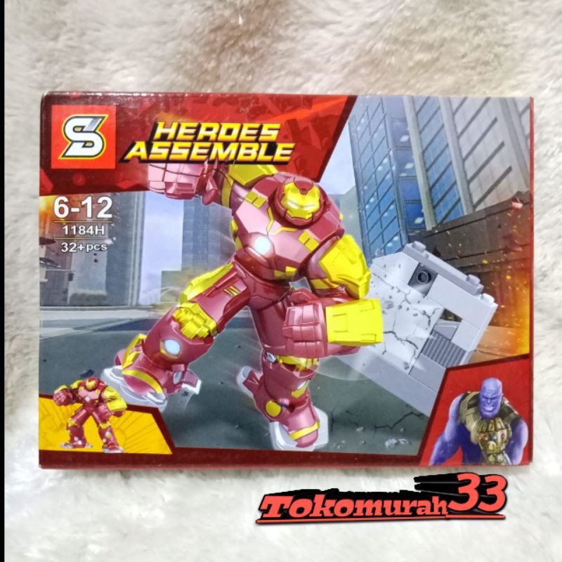 Jual Hulkbuster Avengers Heroes Assemble 32+ pcs | Shopee Indonesia