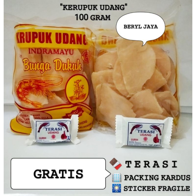 Jual Krupuk Udang Bunga Dukuh 100 gr | Shopee Indonesia