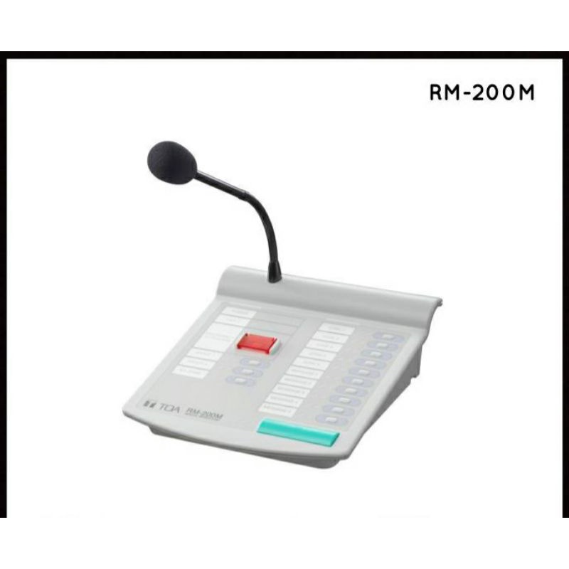 Jual Mic toa rm200 Microphone pagingTOA RM200M original mic paging with ...