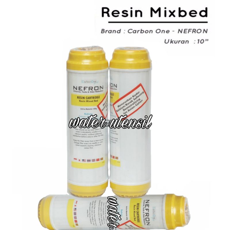 Jual NEFRON RESIN MIXED BED RESIN " 10' ( DI Cartridge ) | Shopee Indonesia