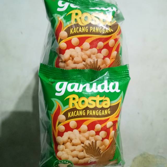 Jual Garuda rosta kacang panggang rasa bawang 1 renceng isi 10 bungkus ...
