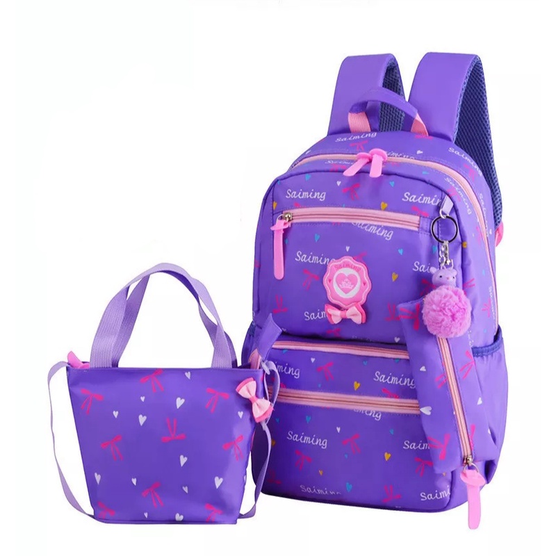 Jual Tas Ransel Sekolah Anak Perempuan TK SD SMP Motif Saiming Lucu qren | Shopee Indonesia