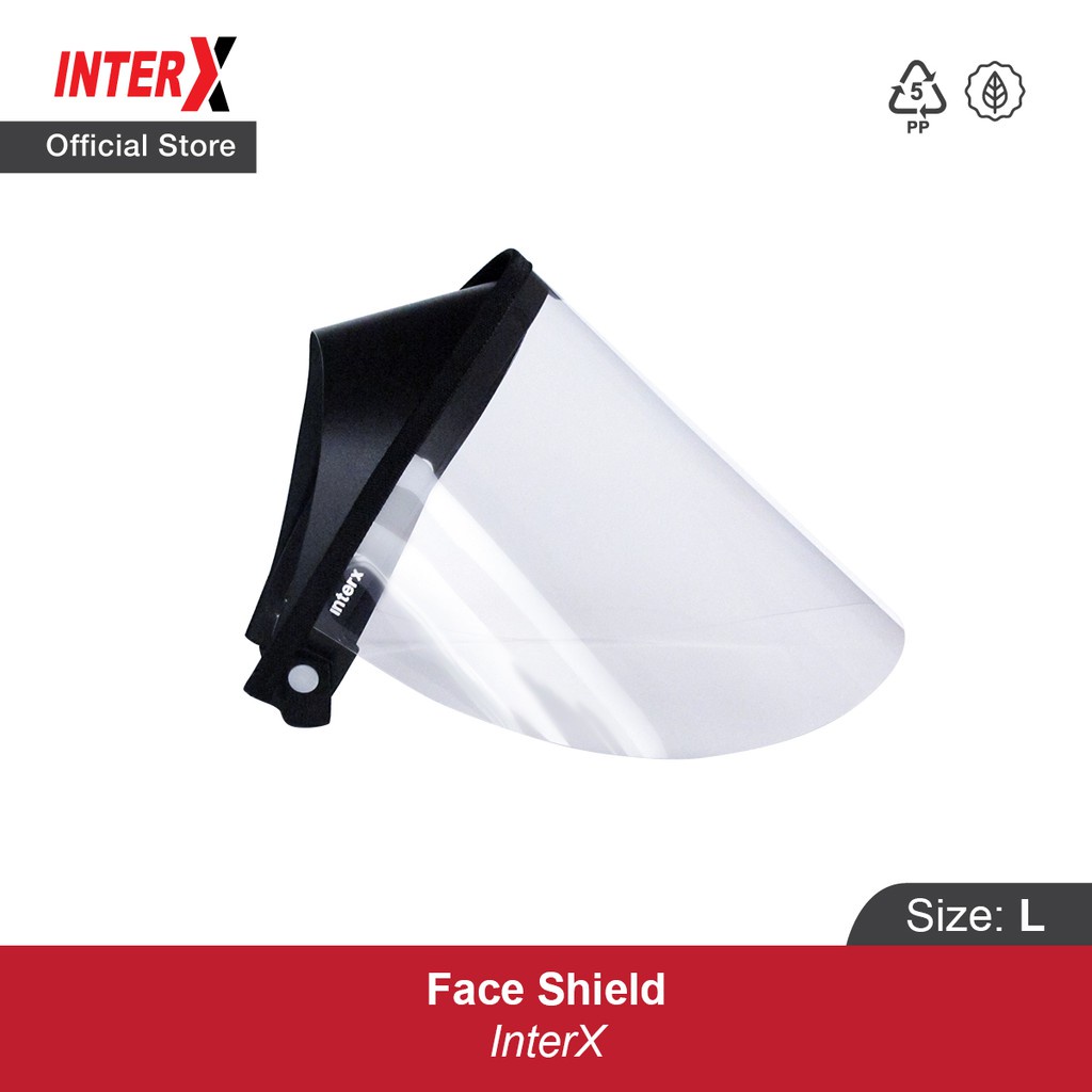 Jual Face Shield Inter-X ukuran M dan L | Shopee Indonesia