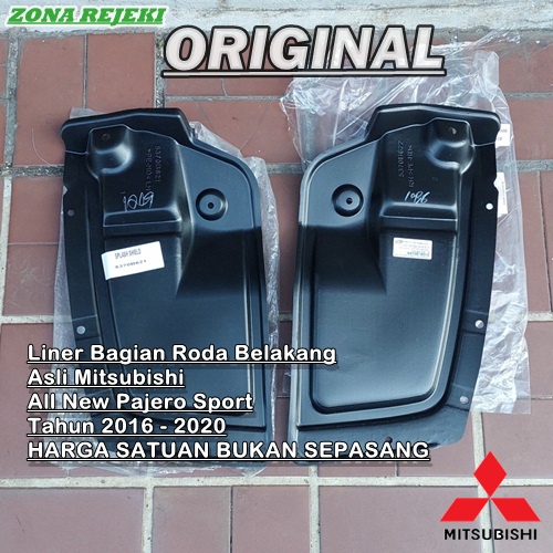 Jual Liner Belakang Roda Asli Mitsubishi All New Pajero Sport Tahun