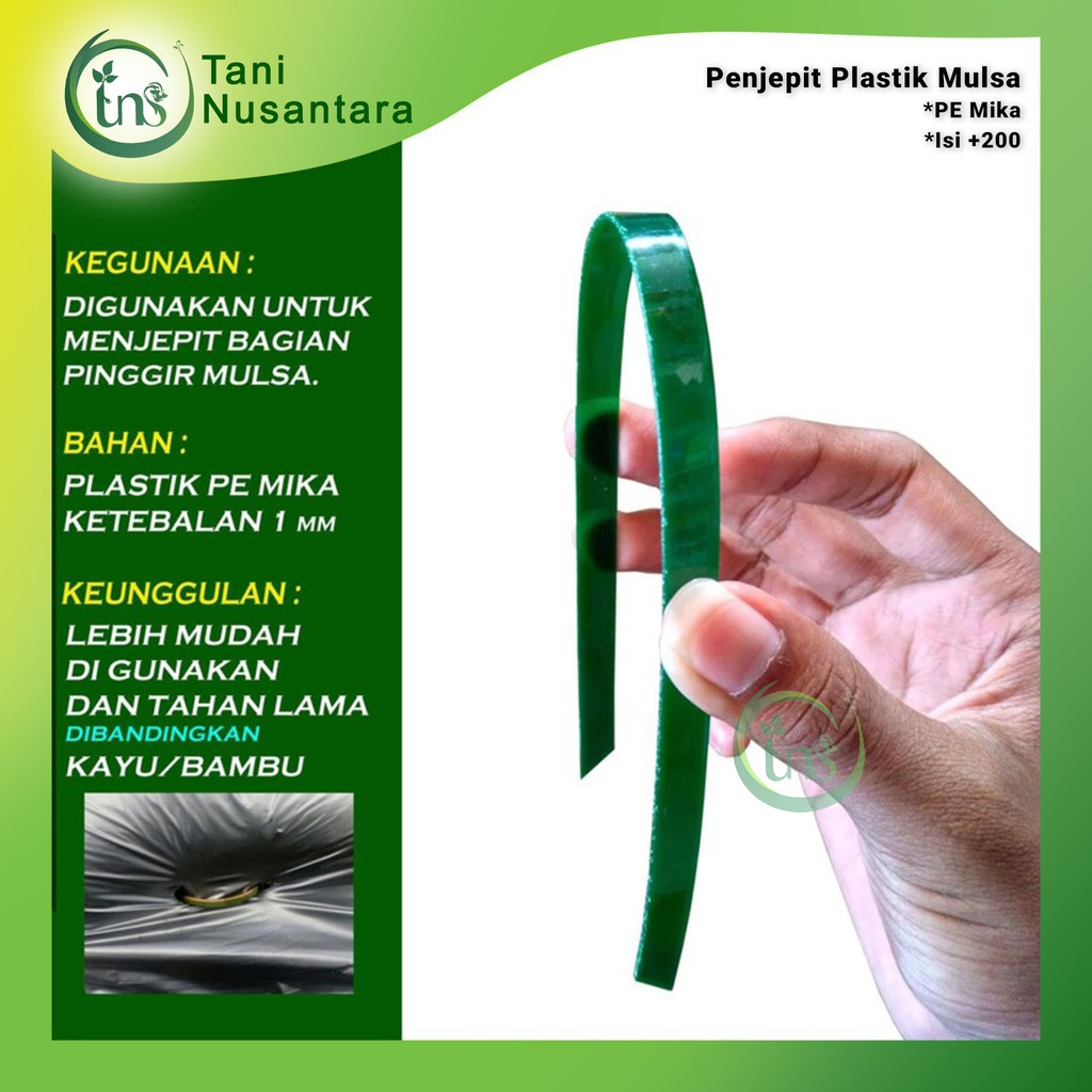 Jual Penjepit Plastik Mulsa Sujen Pasak Semat Panjang 30 cm Isi 200 Pcs ...