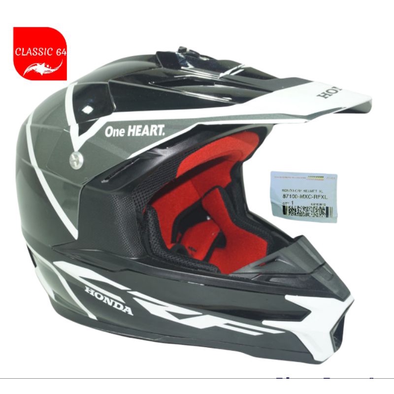 Jual helm fullface honda crf ukuran L fit to XL original honda | Shopee ...