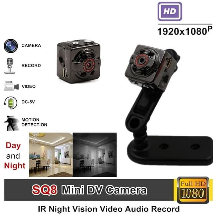Jual Spy Cam SQ8 Mini Dv Spy Camera full Hd 1080p | Shopee Indonesia