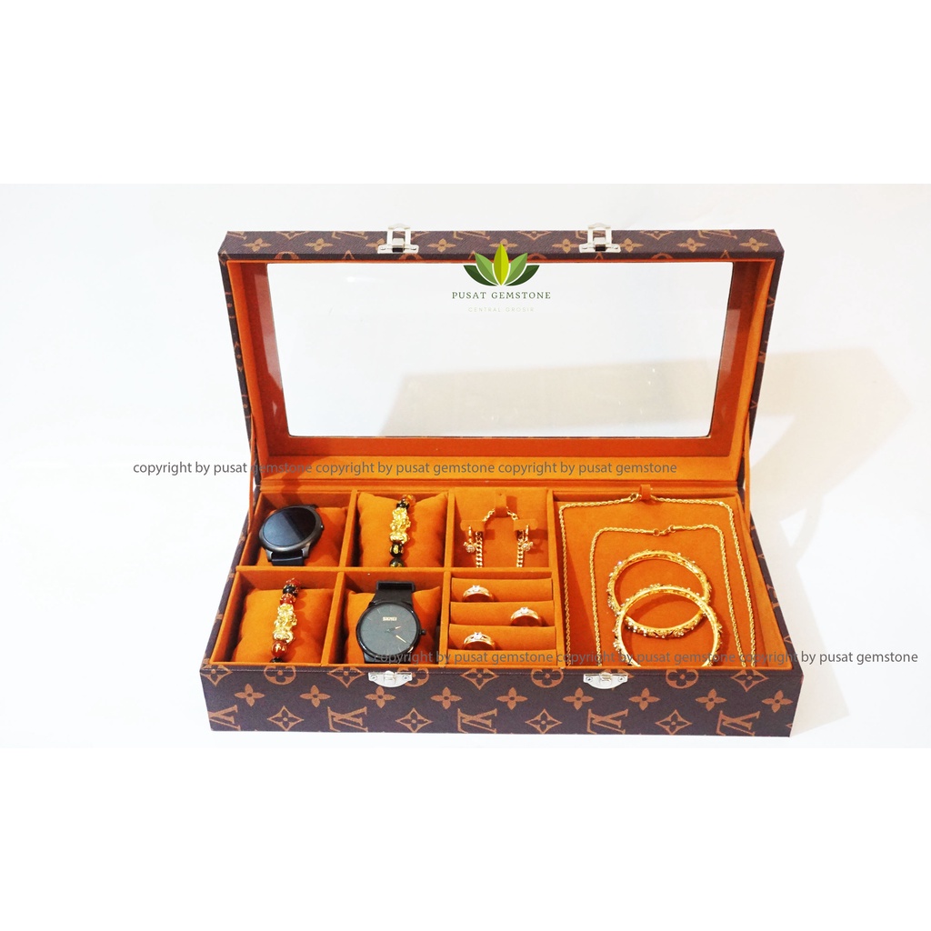 Jual Kotak Perhiasan /Jewerly Box/ Box Tempat Penyimpan Cincin Gelang ...