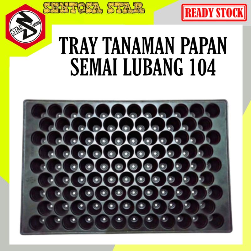 Jual TRAY TANAMAN LUBANG 104/ PAPAN SEMAI LUBANG 104 TREI TANAMAN TRAI ...