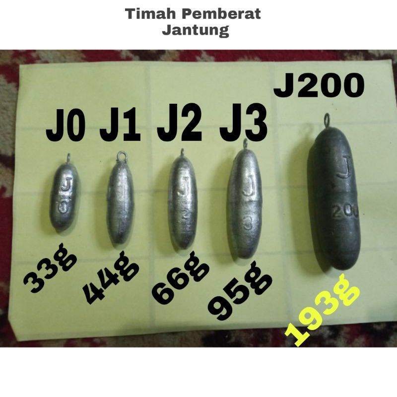 Jual Timah / timbel / pemberat jantung J0 - timah pancing eceran J0 ...