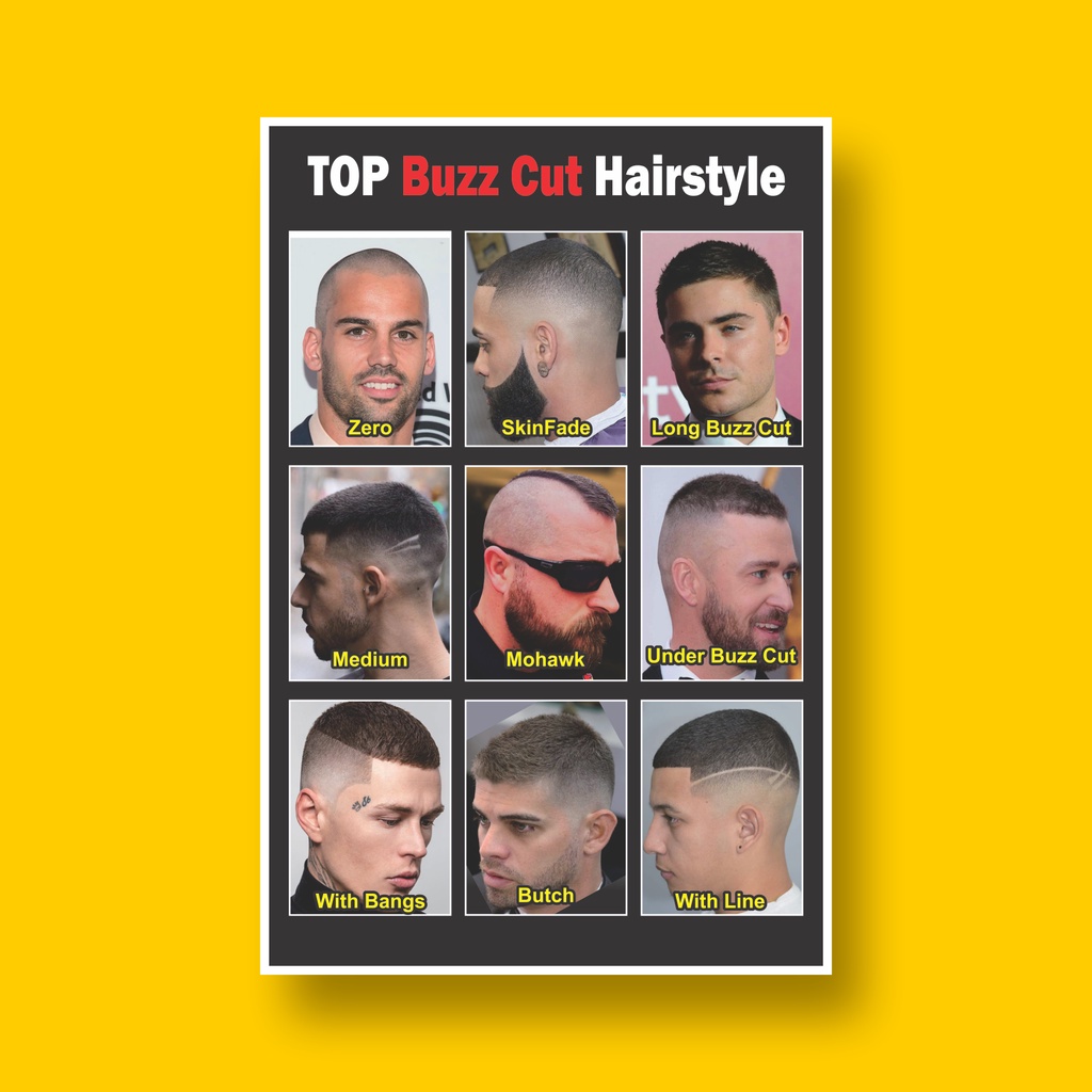 Jual POSTER POTONG RAMBUT PRIA Kekinian 2022 | Shopee Indonesia