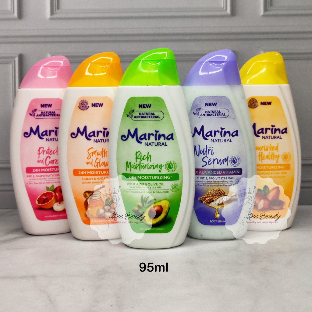 Jual Marina Natural Hand & Body Lotion - 95ml | Shopee Indonesia