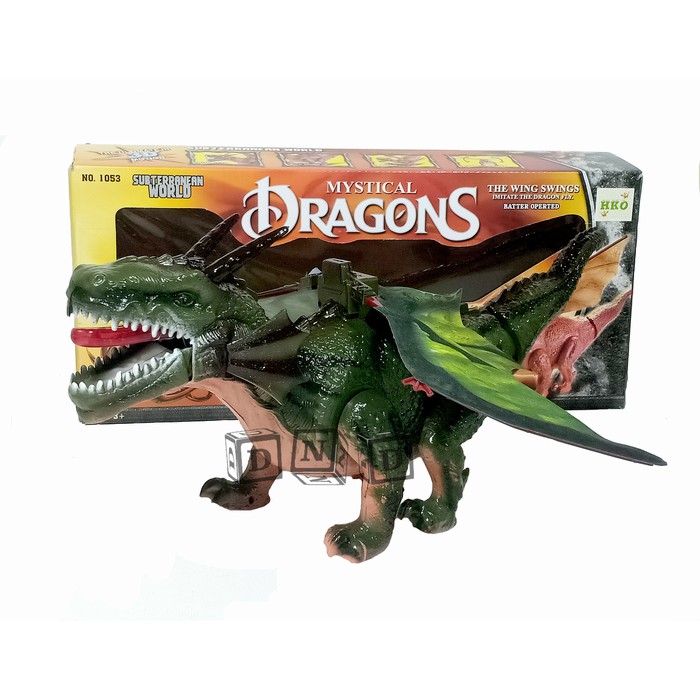 Jual Mainan Anak - Mystical Dragons Naga Bersayap Jalan Mata Nyala ...