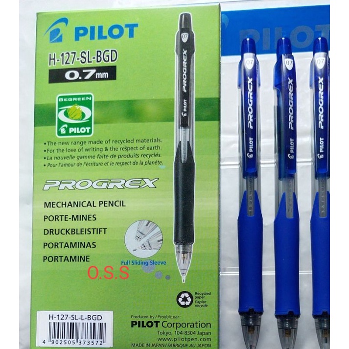 Jual PILOT MECHANICAL PENSIL 0.7MM Mechanical pencil 07(1pcs) | Shopee ...