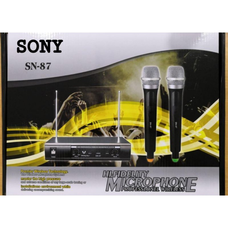 Jual MIC WIRELESS SONY SN 87 MICROPHONE | Shopee Indonesia