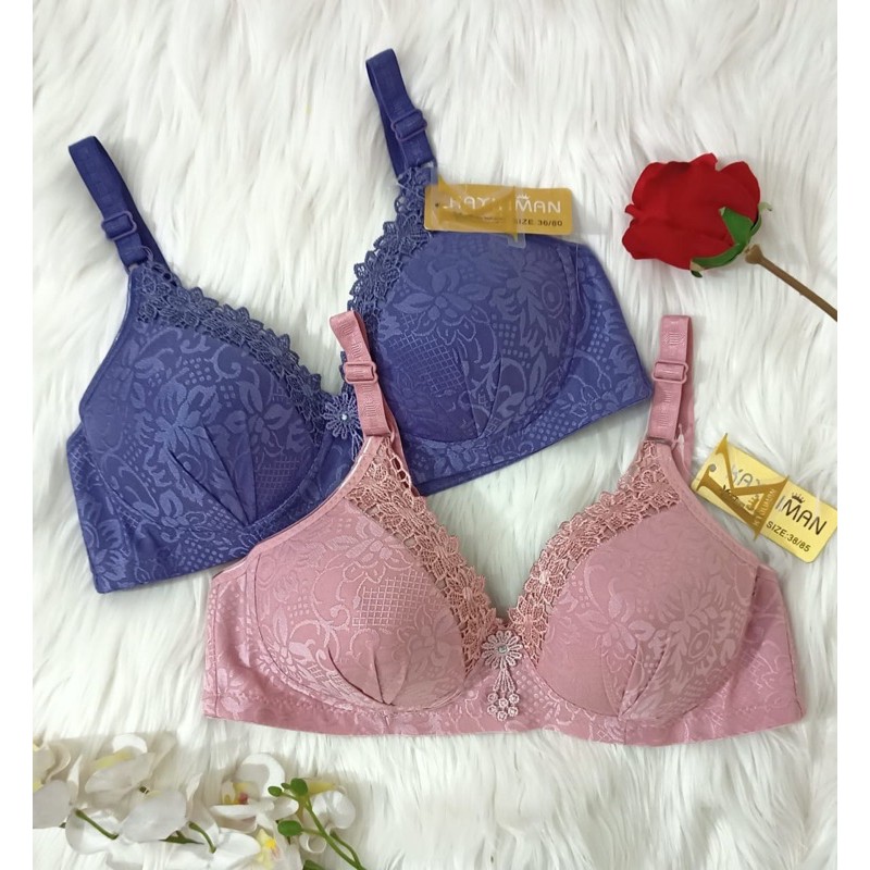 Jual RUMI | Bra BH Fashion Wanita BH Busa Tipis Tanpa Kawat / 071 KMN ...