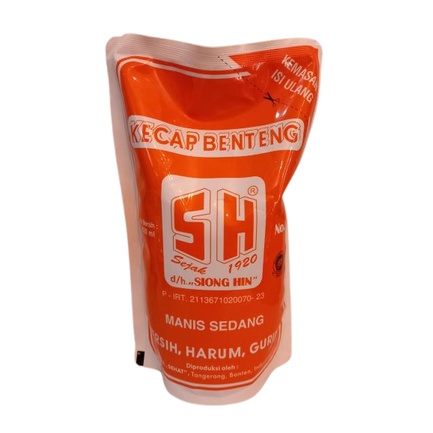 Jual 620ml REFILL kecap manis SH benteng kental tangerang | Shopee ...