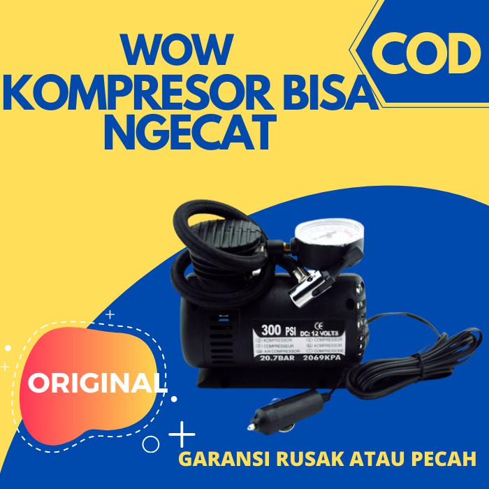 Jual kompresor listrik mini cat motor dan mobil terbaik | Shopee Indonesia