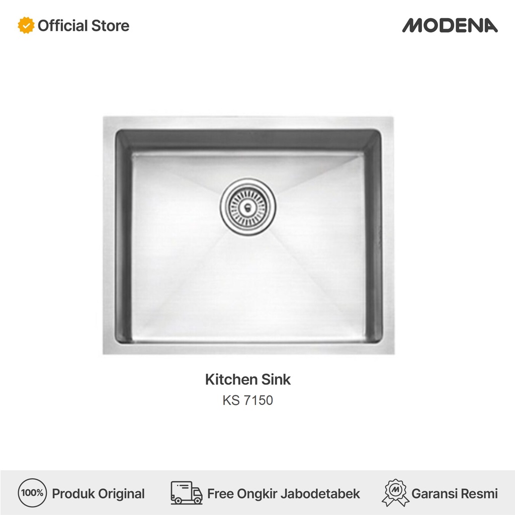 Jual MODENA Kitchen Sink - KS 7150 | Shopee Indonesia