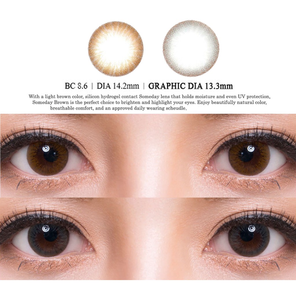 Jual Softlens Kitty Kawaii Mini Someday Gray Grey Brown Coklat Natural ...