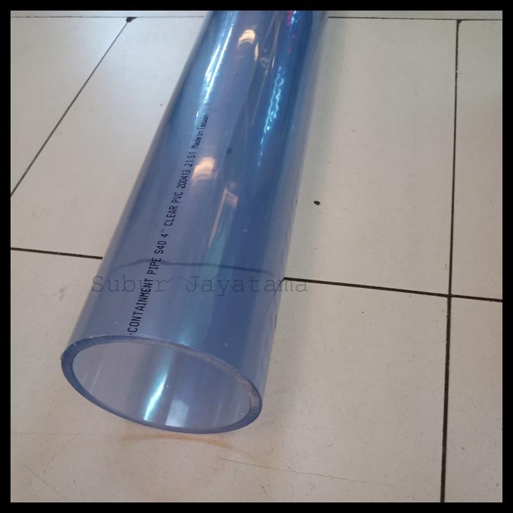 Jual Pipa / Pipa Pvc Bening / Clear / Transparan 4 " Inchi Dn 100 ...