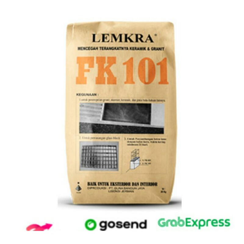 Jual LEMKRA FK 101 ABU/Semen Perekat Waterproofing utk Kramik @ 30Kg | Shopee Indonesia