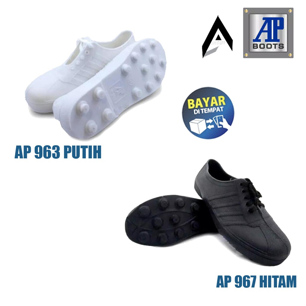 Jual Sepatu PRIA Karet AP Boots Multi Fungsi AP PUL 967 Hitam / 963 ...